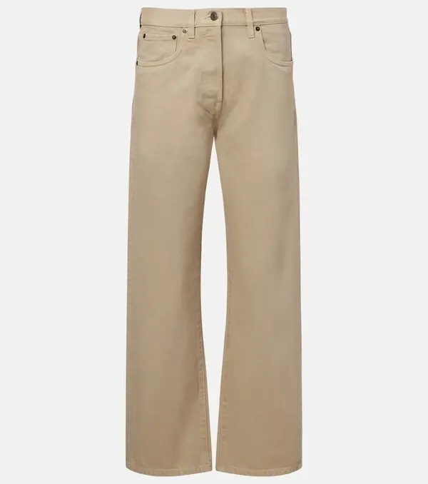 Prada Straight Leg Jeans - Beige