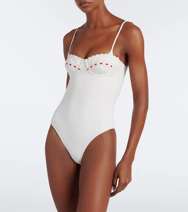 Posse Pia Embroidered Swimsuit