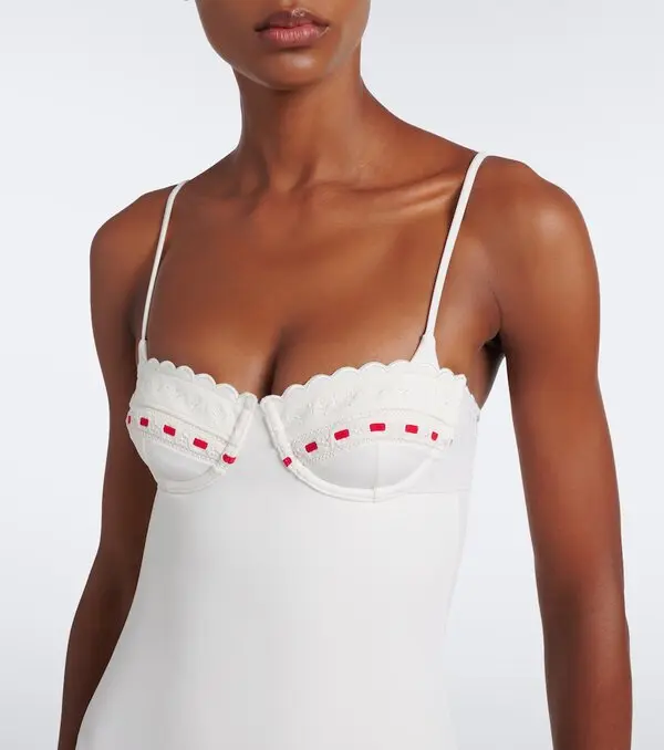 Posse Pia Embroidered Swimsuit