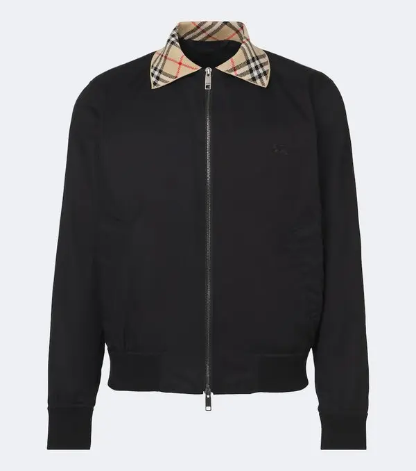 Burberry Check Cotton Blouson Jacket