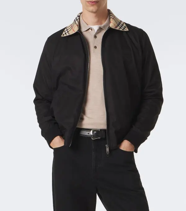 Burberry Check Cotton Blouson Jacket