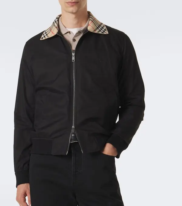 Burberry Check Cotton Blouson Jacket