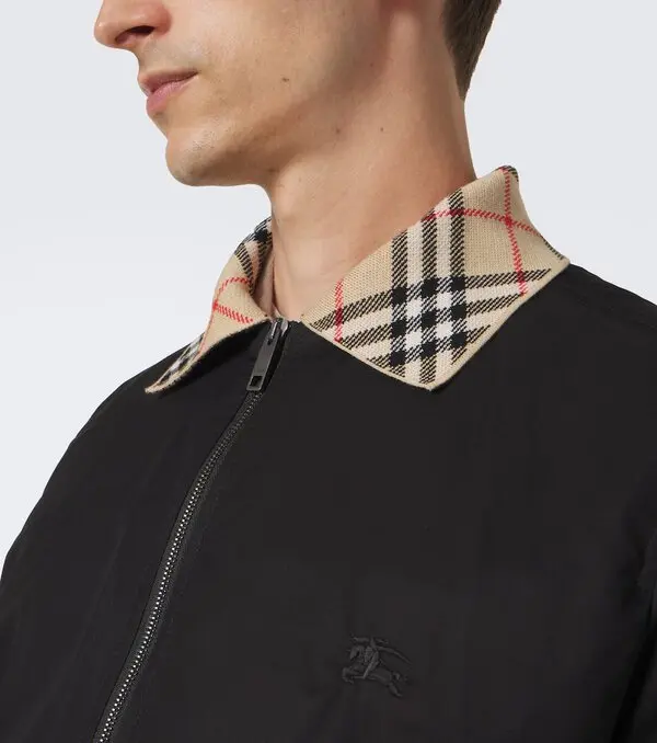 Burberry Check Cotton Blouson Jacket