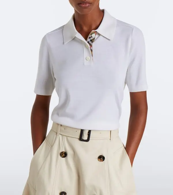 Burberry Wool Polo Shirt