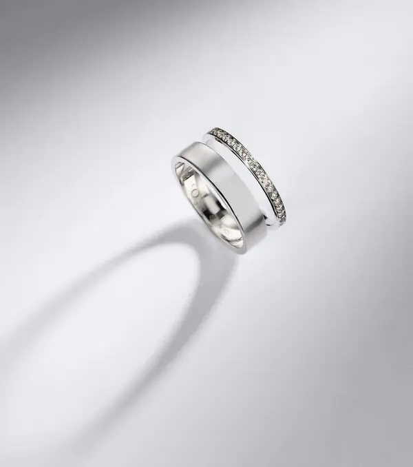 REPOSSI 18kt White Gold Diamond Ring