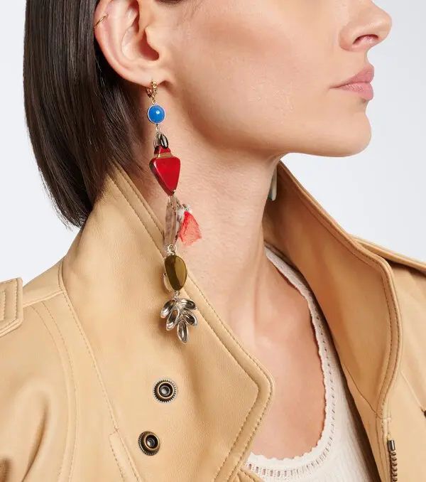 Isabel Marant Étoile Anna Asymmetric Drop Earrings