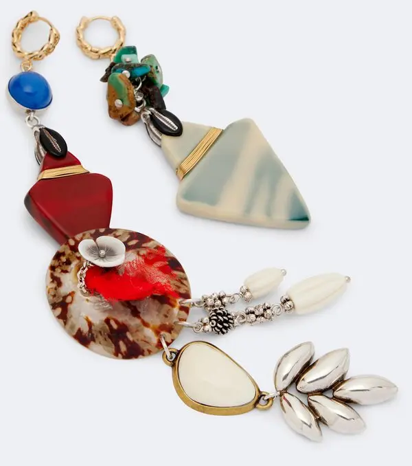 Isabel Marant Étoile Anna Asymmetric Drop Earrings