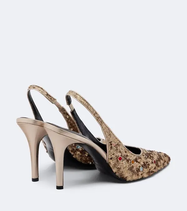 Isabel Marant Étoile Embellished Slingback Pumps
