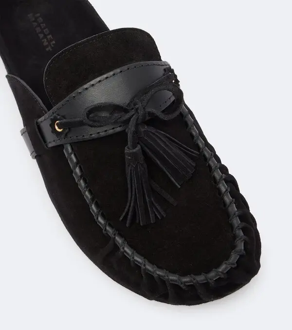 Isabel Marant Étoile Malvin Suede Mules - Black
