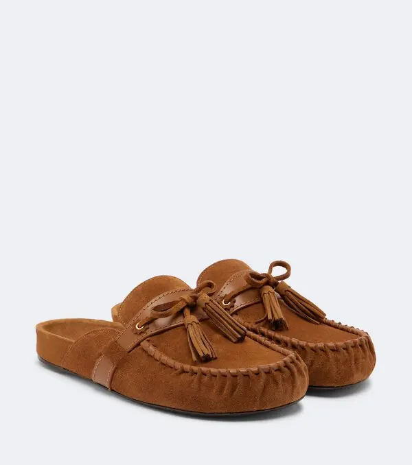 Isabel Marant Étoile Malvin Suede Mules - Brown