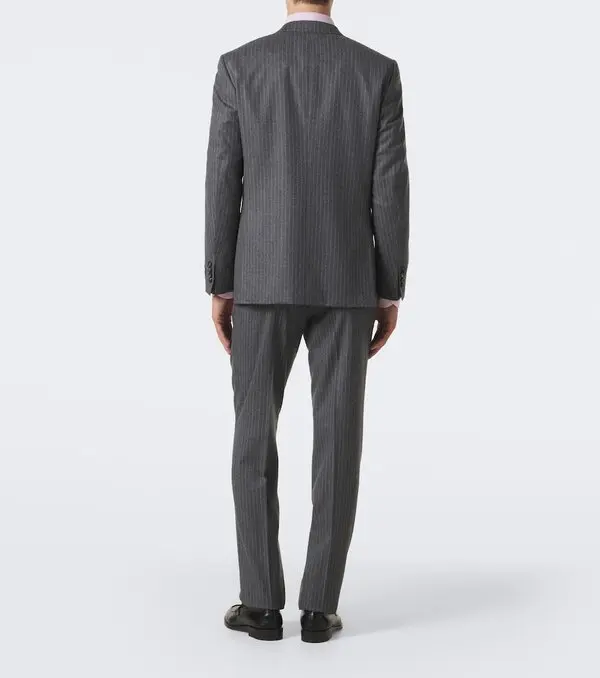 Canali Chalk Stripe Wool Suit