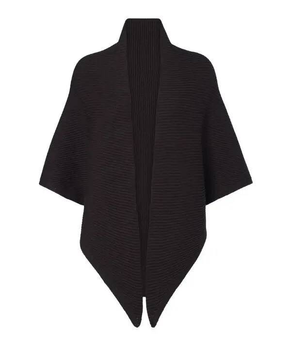 Max Mara Virgin Wool Shawl - Brown