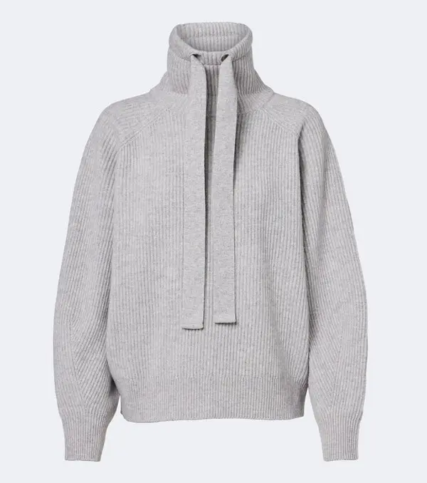 Brunello Cucinelli Ribbed-knit Cashmere Sweater - Grey