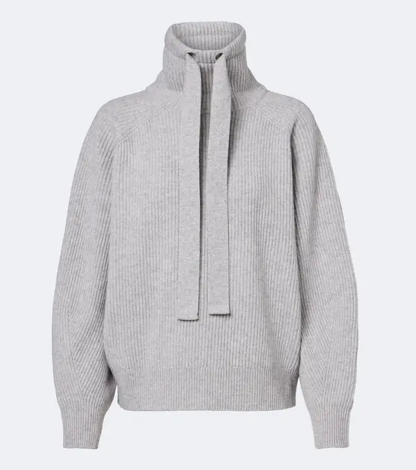 Brunello Cucinelli Ribbed-knit Cashmere Sweater - Grey