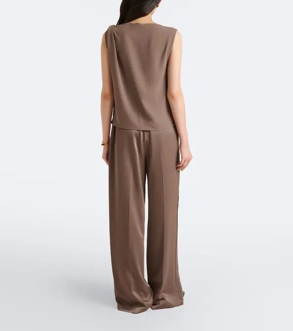Vince Crêpe Wide-leg Pants