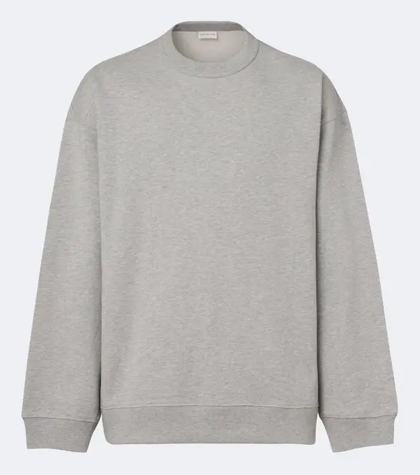 Dries Van Noten Cotton Jersey Sweatshirt - Grey