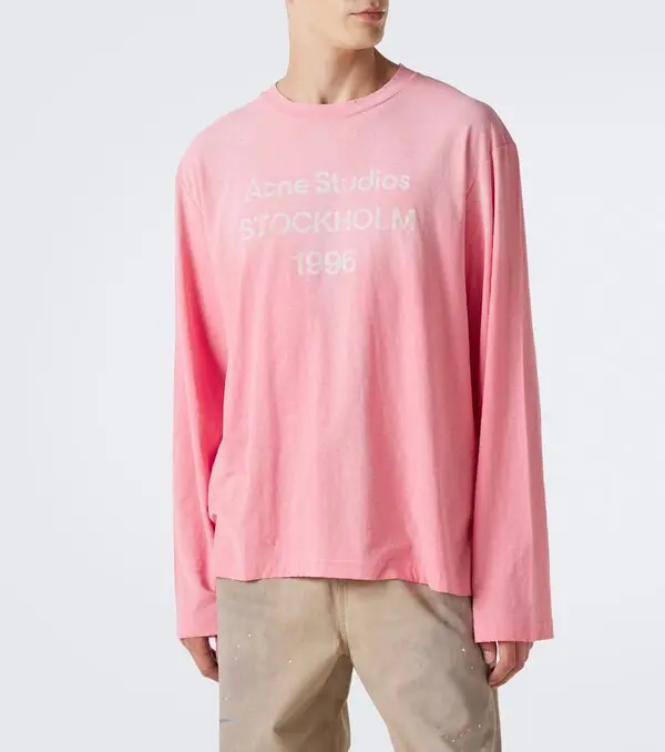 Acne Studios 1996 Logo Cotton-blend Jersey T-shirt
