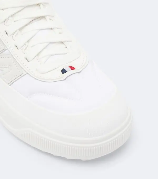Moncler Altive Leather-trimmed Platform Sneakers