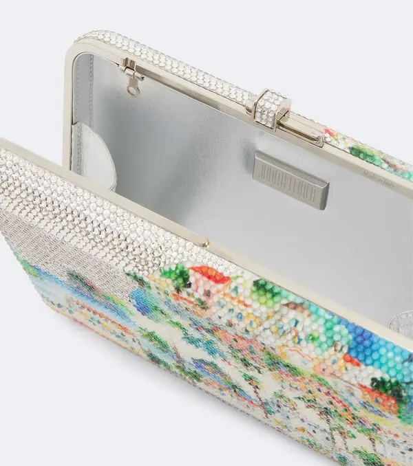 Judith Leiber Slim Slide Costa Embellished Clutch