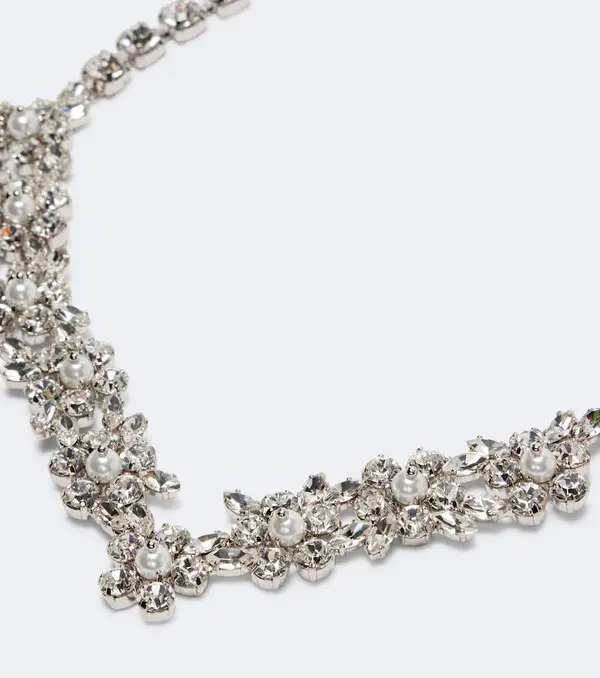 Simone Rocha Embellished Crystal Necklace