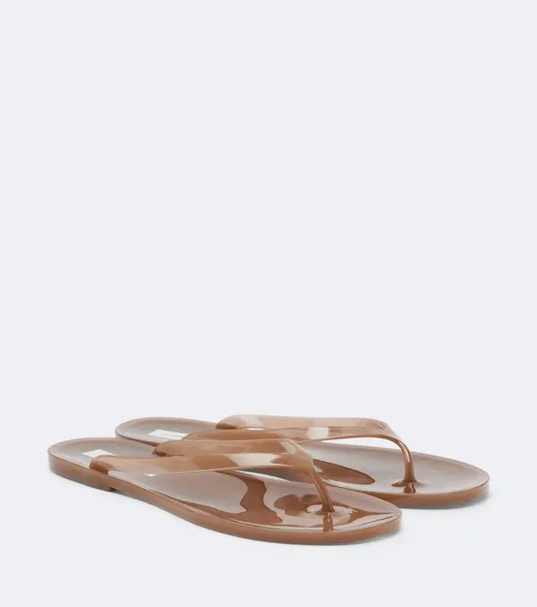 Christopher Esber Rubber Thong Sandals - Brown