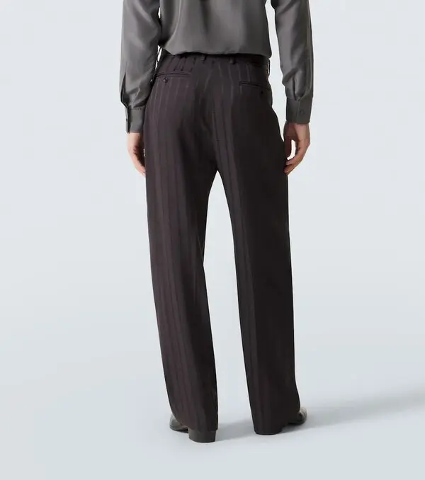 TOM FORD Striped Jacquard Tailored Pants