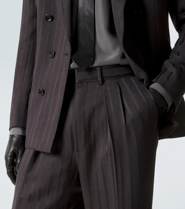TOM FORD Striped Jacquard Tailored Pants