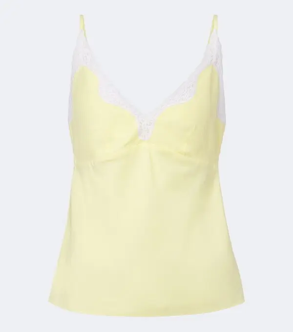 Posse Tabitha Embroidered Top - Yellow