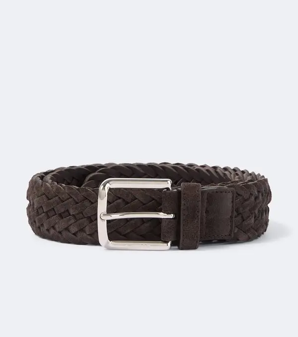 Church's Braided Suede Belt - Brown