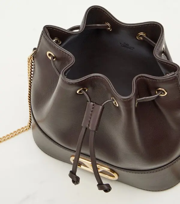 Valentino Garavani Vlogo Mini Leather Bucket Bag