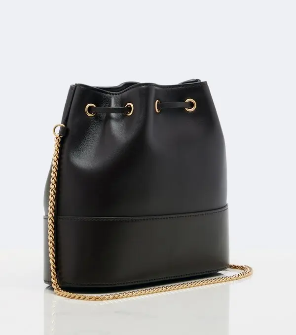 Valentino Garavani Vlogo Mini Leather Bucket Bag