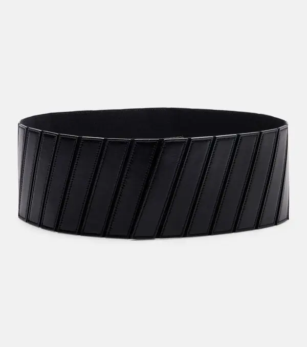 Alaïa Leather Belt - Black