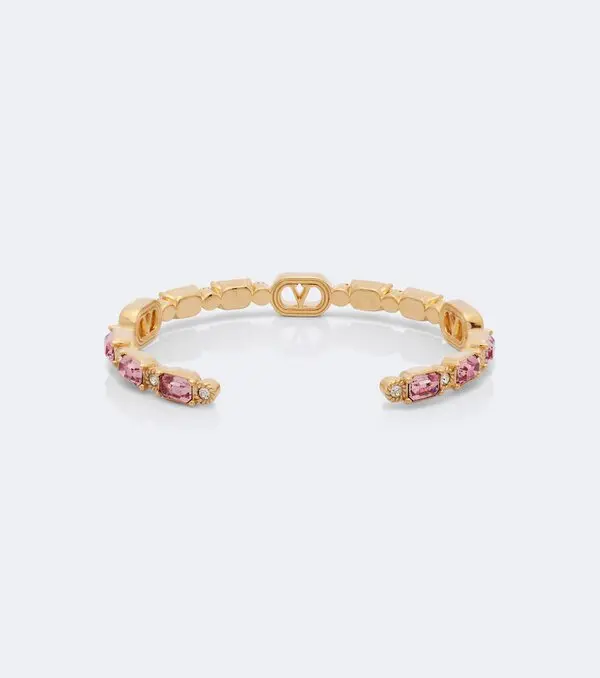 Valentino Garavani Ovalette Swarovski®-embellished Cuff Bracelet