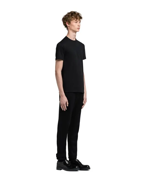 Prada Three Pack Cotton Jersey T-shirts