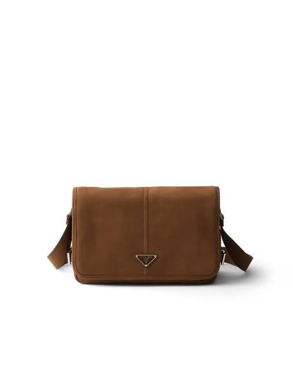 Prada Nubuck Leather Shoulder Bag