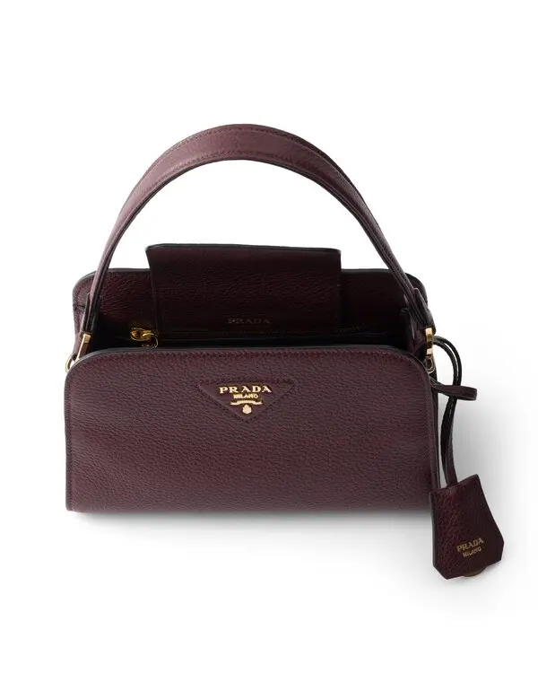 Prada Textured Leather Mini Handbag