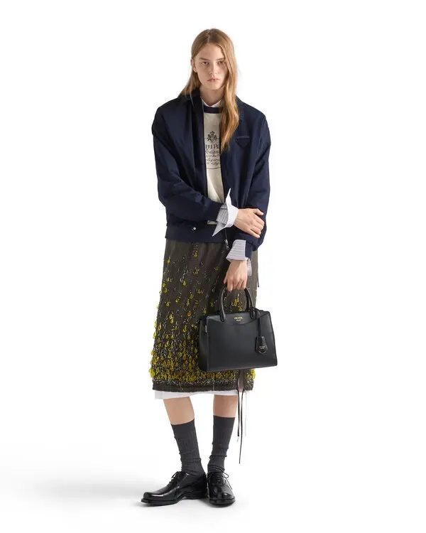 Prada Prelude Medium Leather Handbag