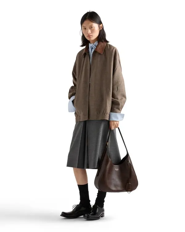 Prada Boogie Large Leather Bag