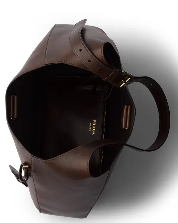 Prada Boogie Large Leather Bag