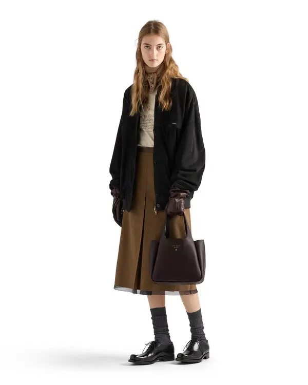 Prada Small Leather Tote Bag