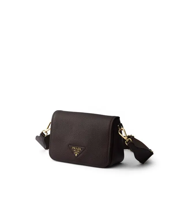 Prada Leather Shoulder Bag - Brown