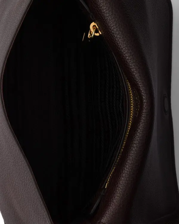 Prada Leather Shoulder Bag - Brown