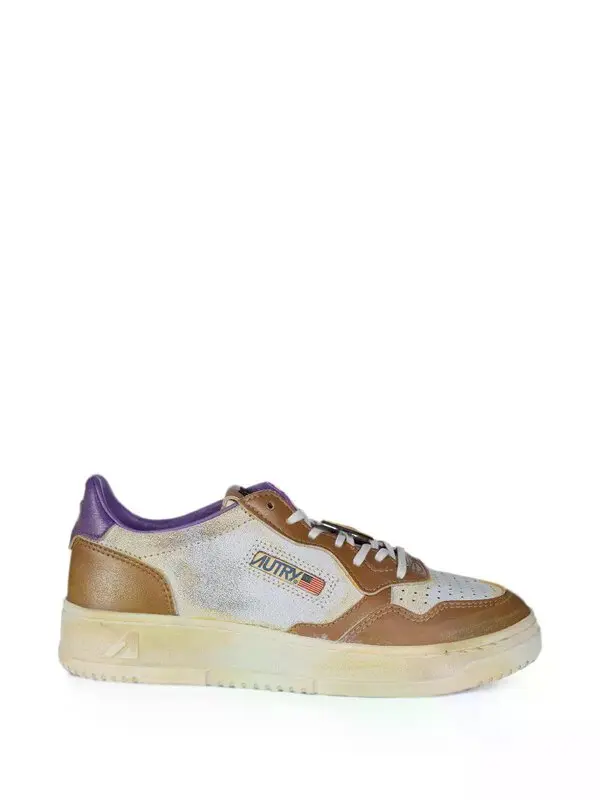 AUTRY Medalist Distressed-effect Sneakers