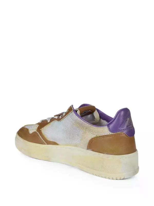 AUTRY Medalist Distressed-effect Sneakers