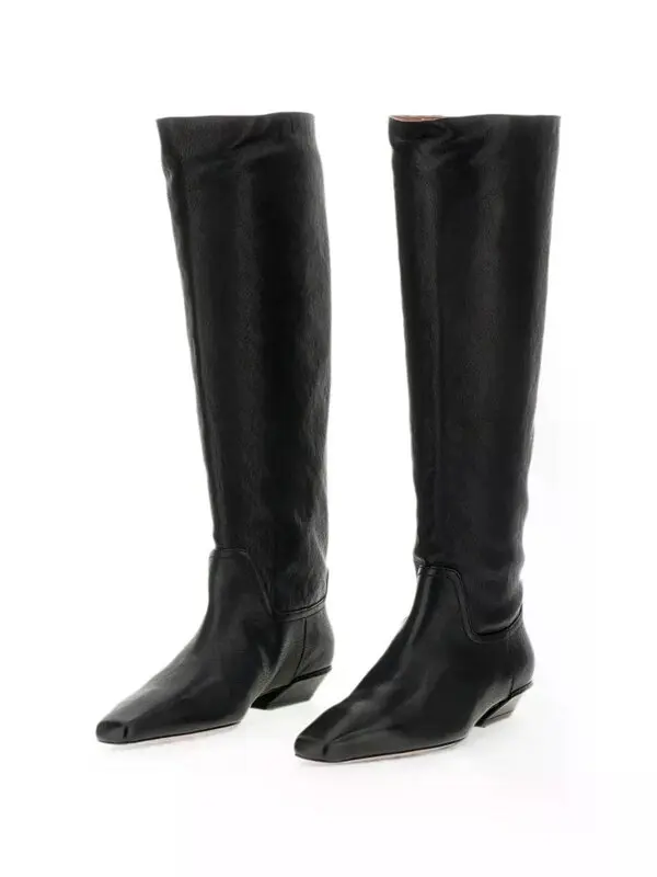 Paris Texas Bettina Tapered Pointed-toe Boots - Black