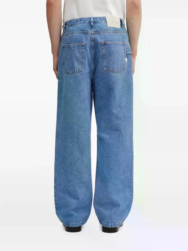 Filling Pieces Logo Embroidered Carpenter Jeans