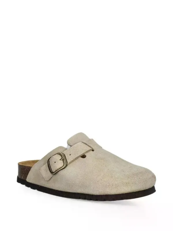 DR. SCHOLL'S SHOES Buckle-fastening Suede Mules