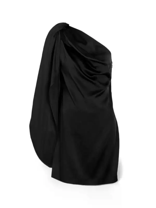 Stella McCartney One-shoulder Draped Mini Dress