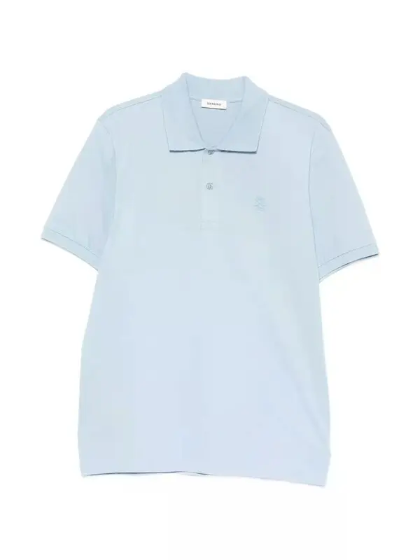Sandro Logo-patch Polo Shirt