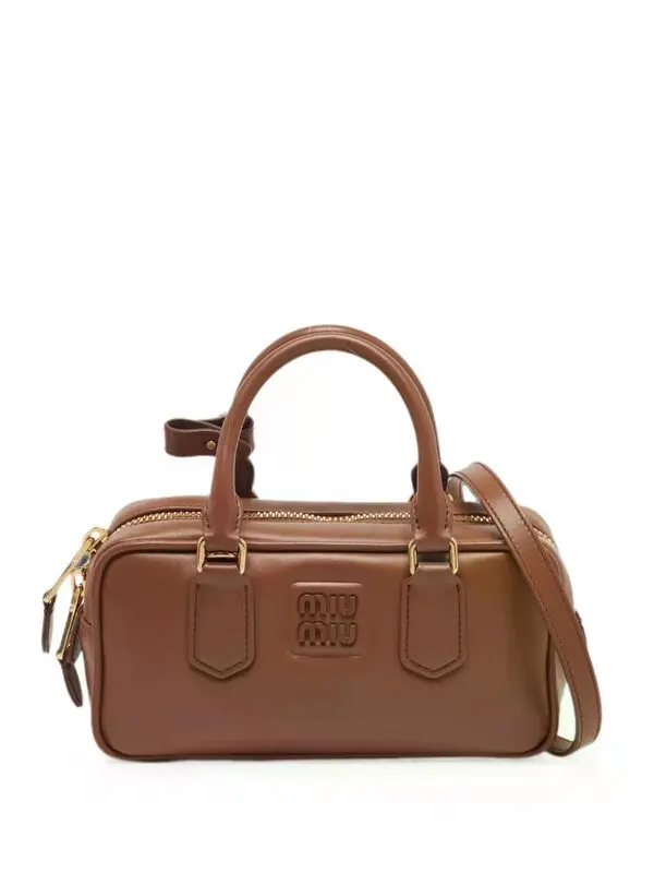 Miu Miu Arcadie Leather Satchel Bag
